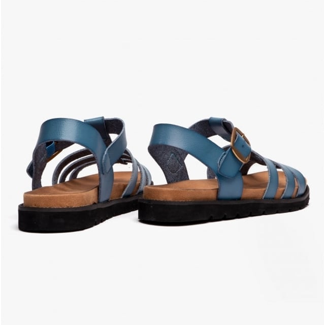 SALTWATER Ladies Slingback Vegan Sandals Blue