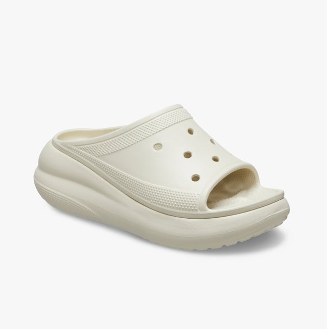 Crocs 208731-2Y2 CRUSH SLIDE BONE Womens Clogs Bone