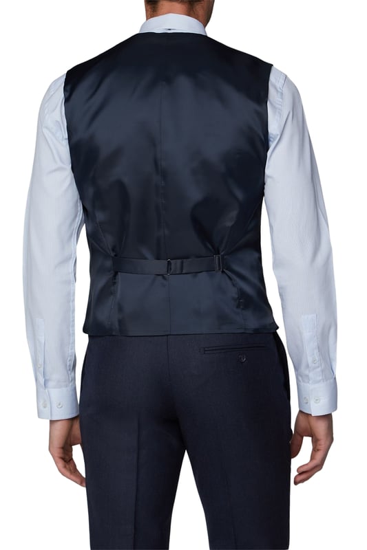 Textured Tailored Fit Waistcoat