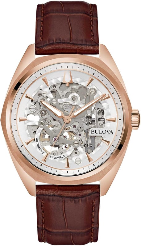 Bulova Surveyor Heren Horloge Bruin 97A175