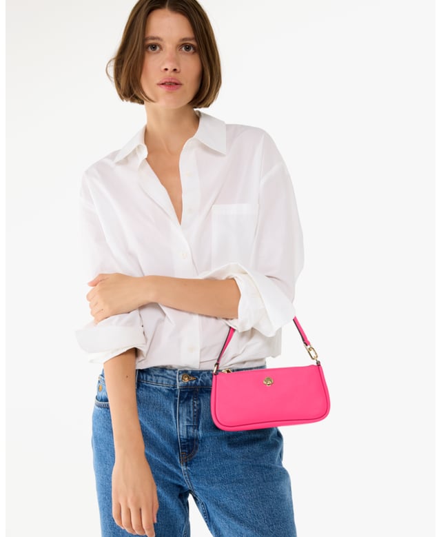 Kayla Pebbled Leather Convertible Wristlet