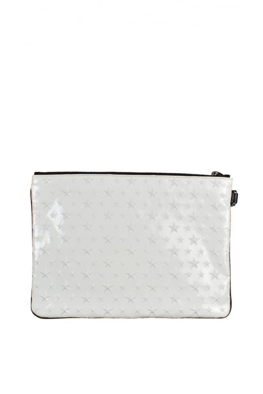 Jimmy Choo Derek clutch Wit