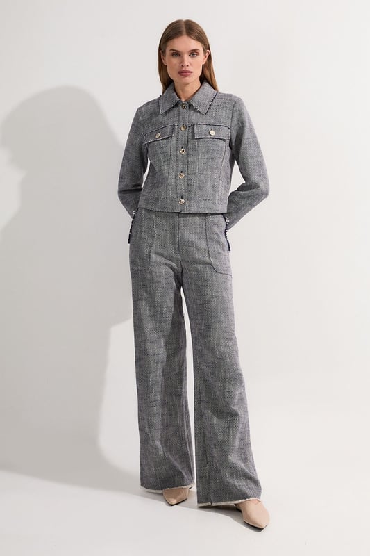 Spring Tweed Tailored Jacket