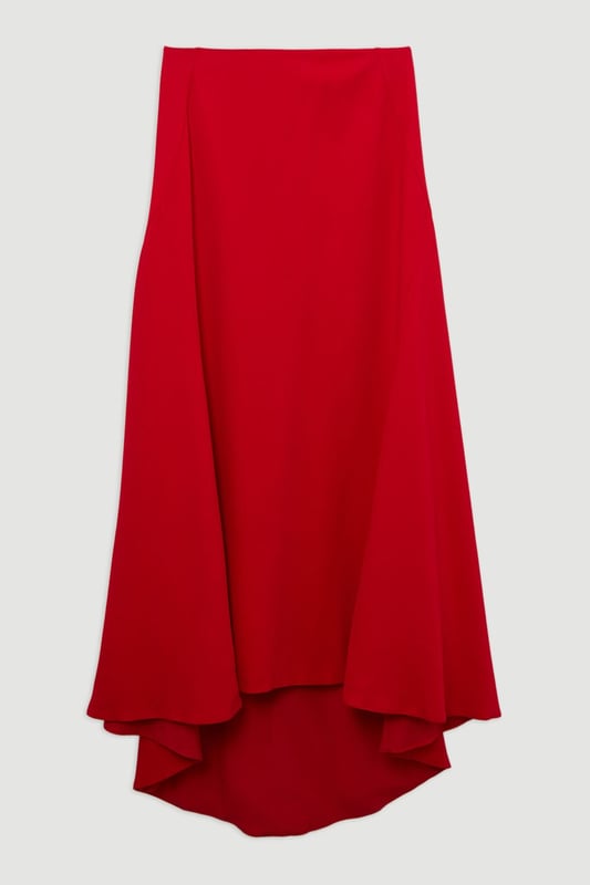 Tailored Maxi Waterfall Skirt