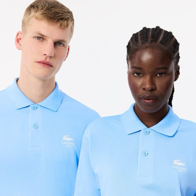 Lacoste Paris Classic Fit L.12.12 Original Piqué Polo Shirt in Light Blue