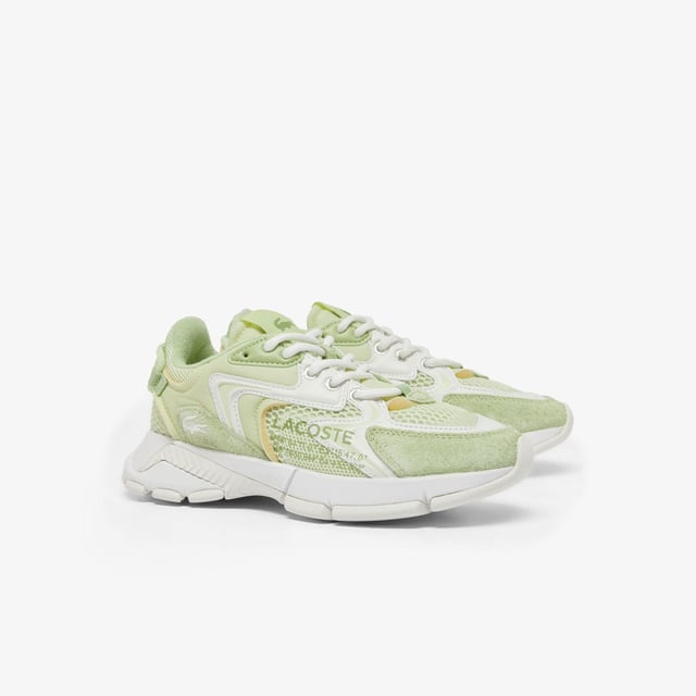 Women's Lacoste L003 Neo Trainers in Green White