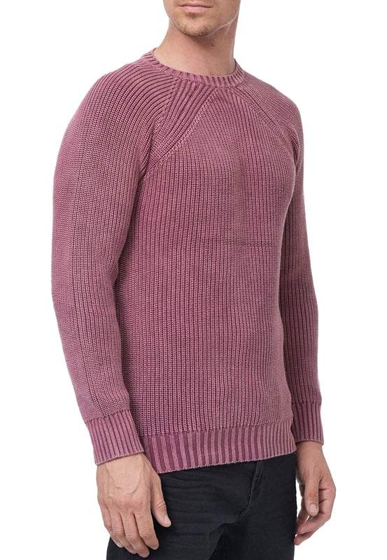 Verwaschener Strick Pullover im Vintage Look