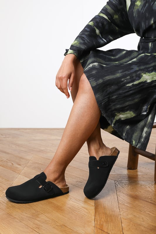 Wheres That From Womens 'Audrey' Clog Inspired Slider Sandal