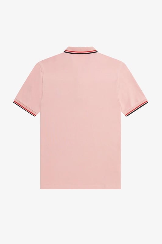 Fred Perry Men’s Twin Tipped Polo Shirt Chalky Pink