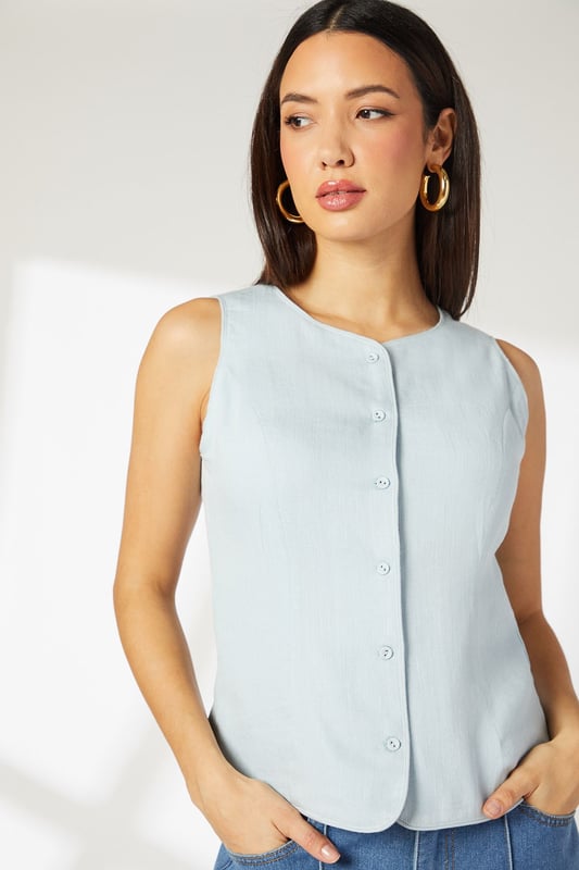 Button Front Waistcoat