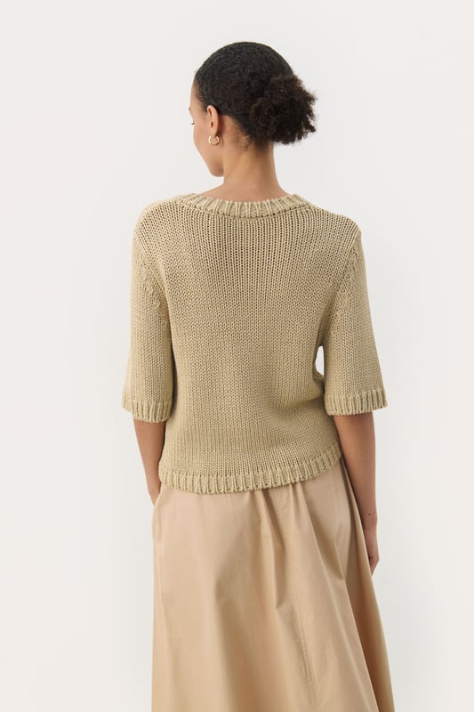 Strickjacke Gerade Passform