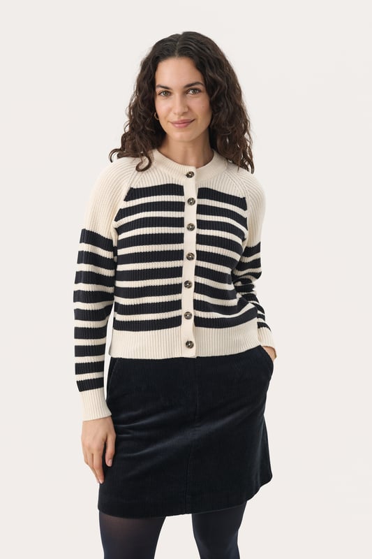 Strickjacke Gerade Passform