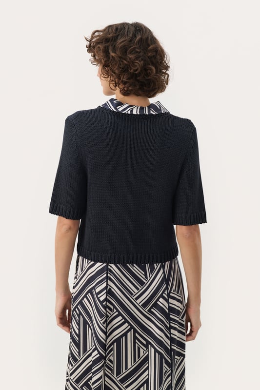 Strickjacke Gerade Passform