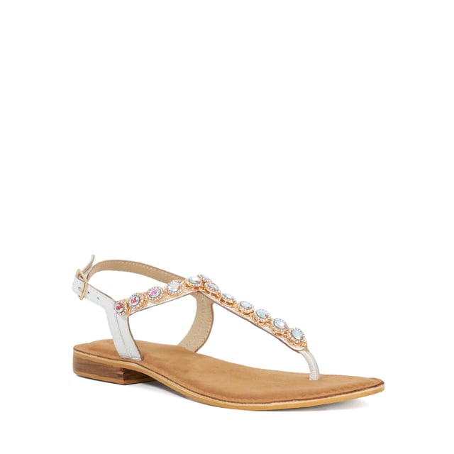 Dune Ladies Larvo - Leather Embellished Sandals