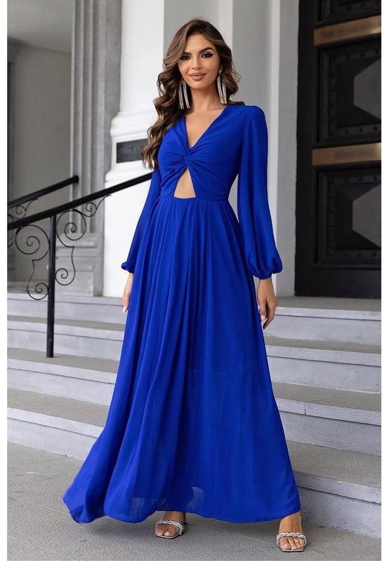 Langes Kleid Mit Cut Outs
