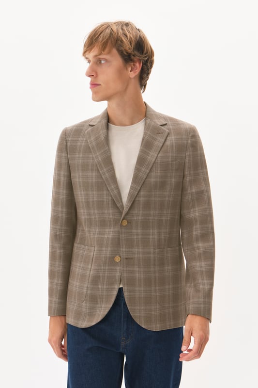 Blazer Gerade Passform