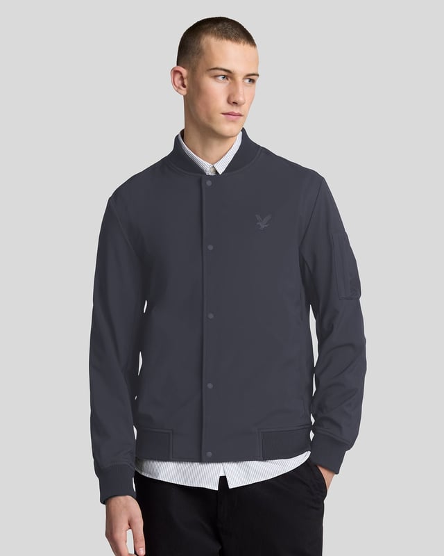 Lyle & Scott Softshell Bomberjacke - Dunkelgrau
