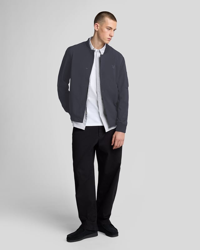 Lyle & Scott Softshell Bomberjacke - Dunkelgrau