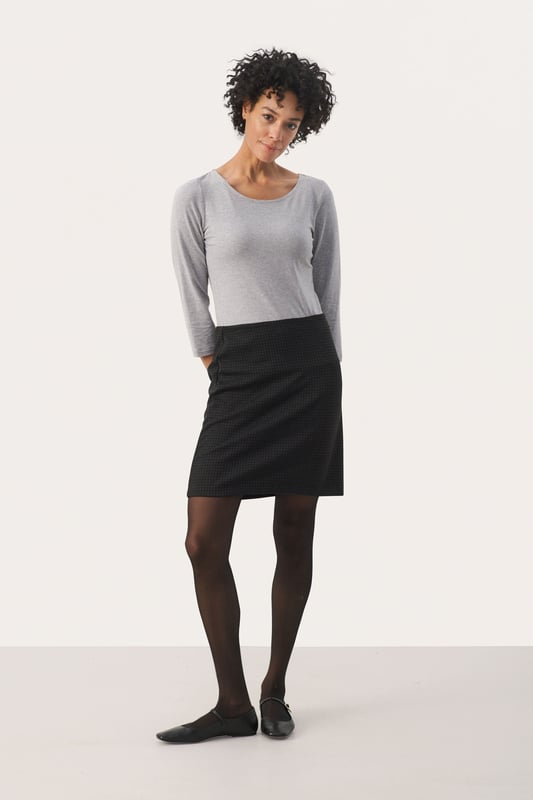 Rock Gerade Passform Dark Grey Check dark grey