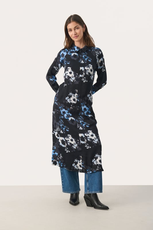 Kleid Gerade Passform multicolour