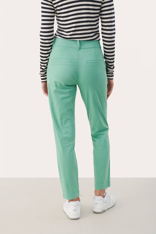 Casual Hose Gerade Passform Crème de Menthe
