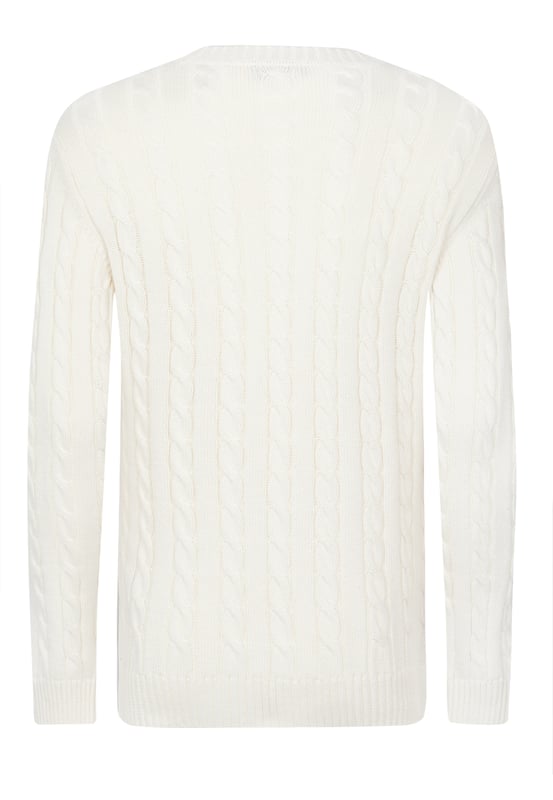 Zopfmuster Pullover Manuel