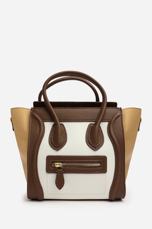Wheres That From Womens 'Dulce' Front Zip Classic Tote Bag