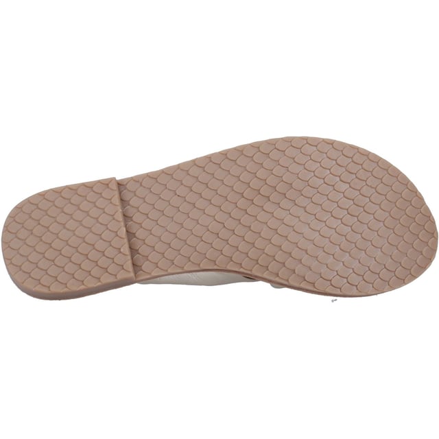 Hush Puppies Amy Brede Pasvorm Leren Dames Gouden Sandalen