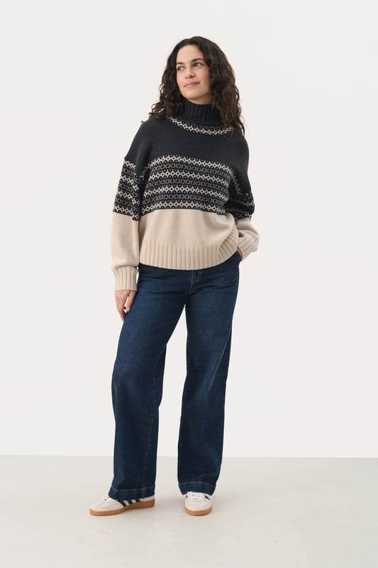 Strickpullover Gerade Passform