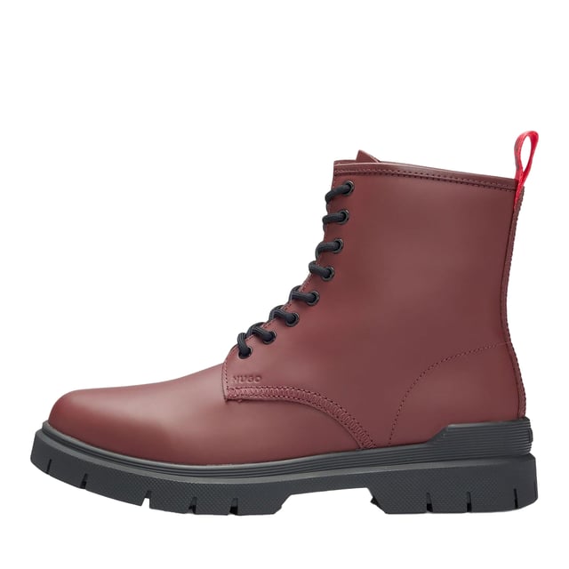 Hugo - Herren Springerstiefel "Ryan", Leder (Rot)