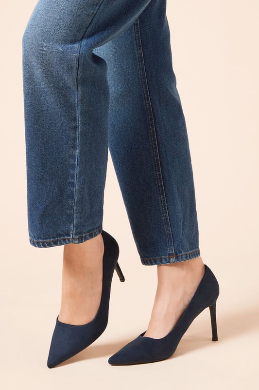 Dash Pointed High Stiletto Heel Court Shoes