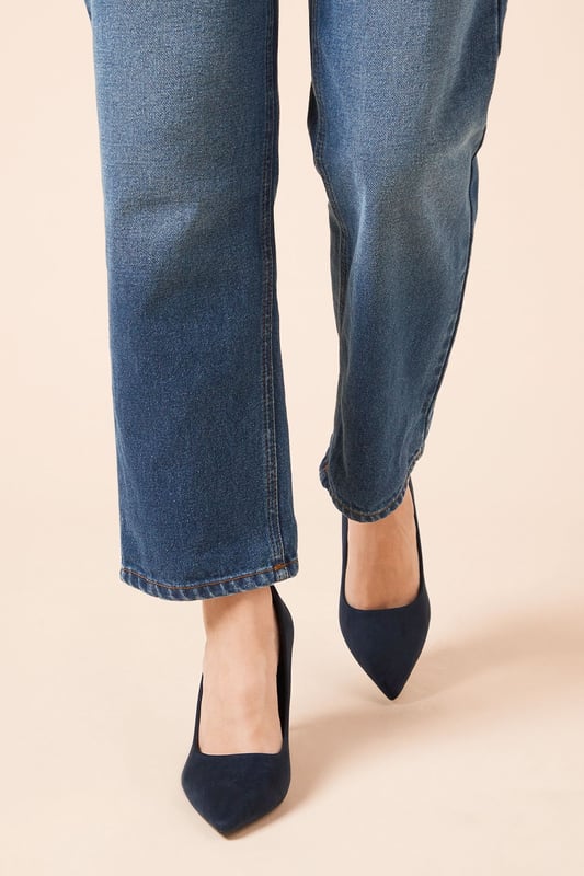 Dash Pointed High Stiletto Heel Court Shoes