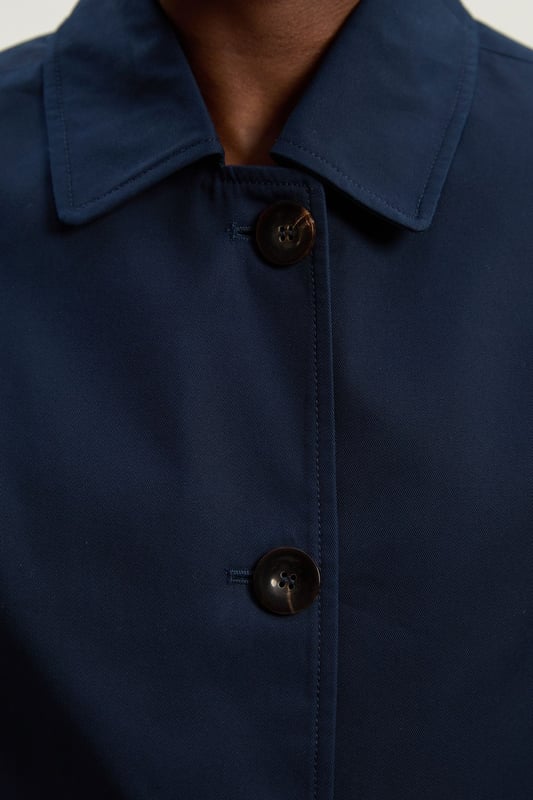 Cotton Button Tailored Jacket