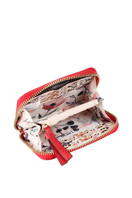 'Mini X' RFID Protected Real Leather Purse