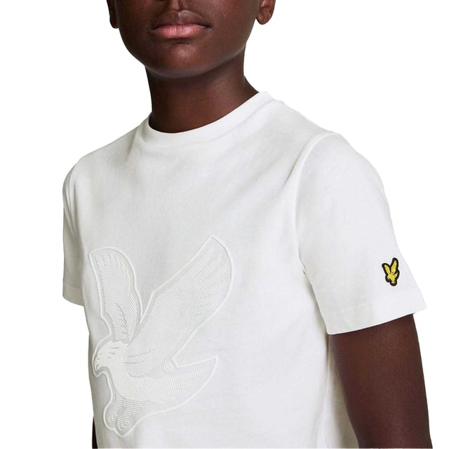 Lyle & Scott T-shirt med grafisk logotyp för barn/ungdomar (Vit)
