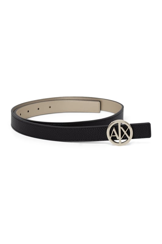 AX Logo Leather Belt