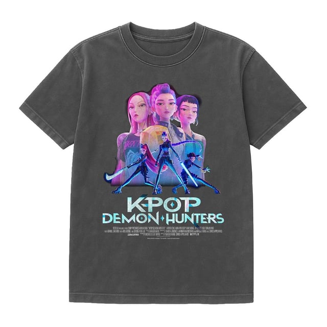 K-Pop Demon Hunters - T-Shirt für Herren/Damen Unisex (Schwary)