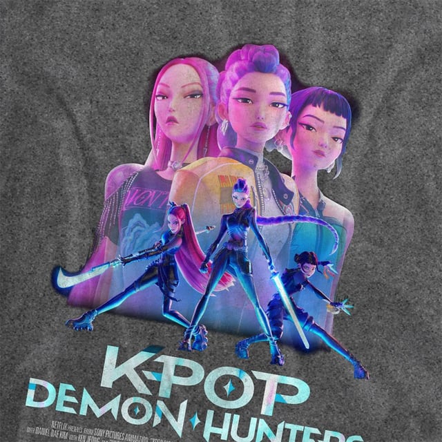 K-Pop Demon Hunters - T-Shirt für Herren/Damen Unisex (Schwary)