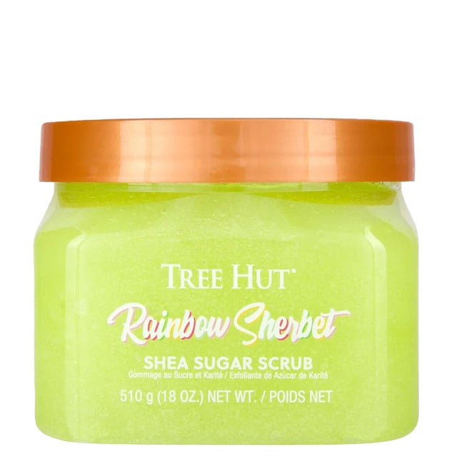 Tree Hut Rainbow Sherbet Shea Sugar Scrub 510g for Soft Glowing Skin