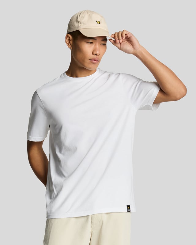 Lyle & Scott Clamp Labelled Plain T-shirt - White