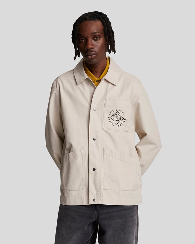 Lyle & Scott Stamped Work Jacket - Cove