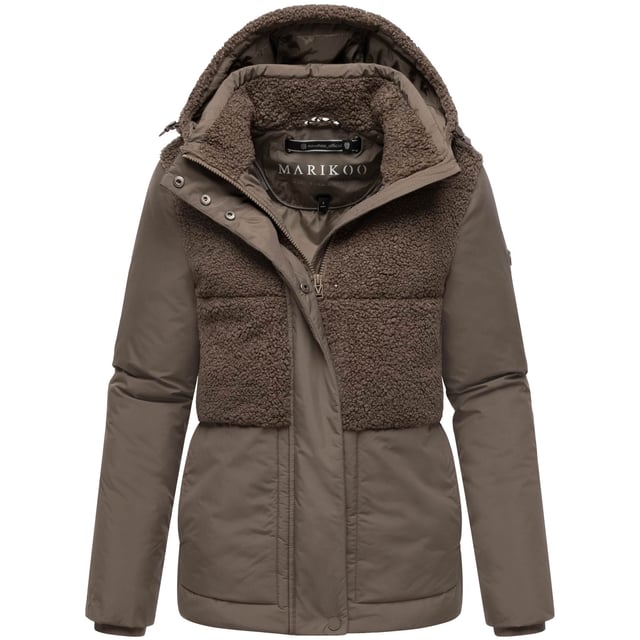 Marikoo dam vinterjacka Sheeta med teddyfleece & huva