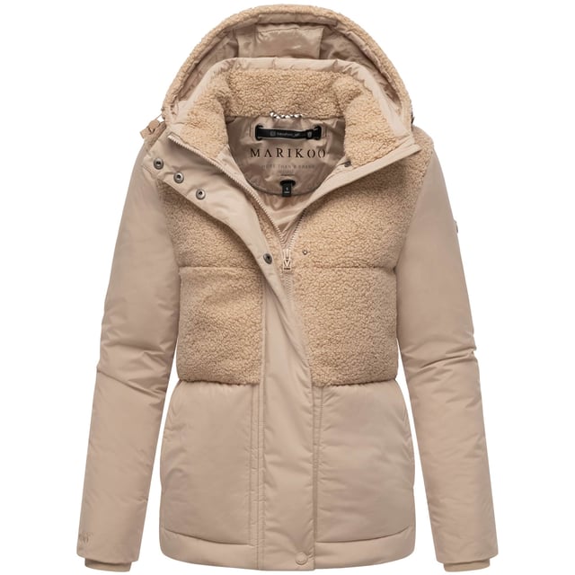 Marikoo dam vinterjacka Sheeta med teddyfleece & huva