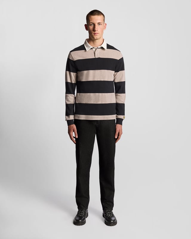 Lyle & Scott Gestreiftes Rugby-Shirt aus Baumwolle - Mehrfarbig