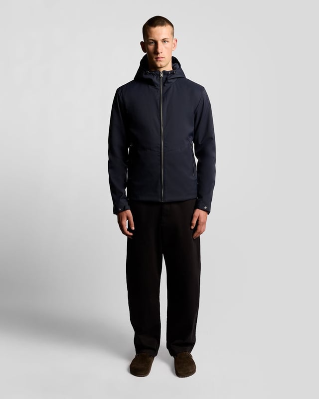 Lyle & Scott – Wasserabweisende, isolierte Jacke – Marineblau