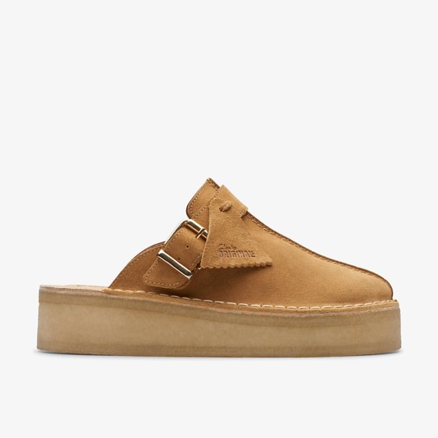 TrekWedge Mule Mid Tan Sde Shoes