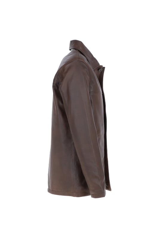 'Reefer' Classic Real Leather Jacket