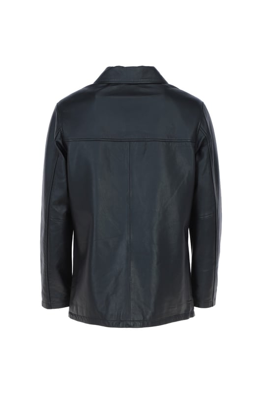 'Reefer' Classic Real Leather Jacket