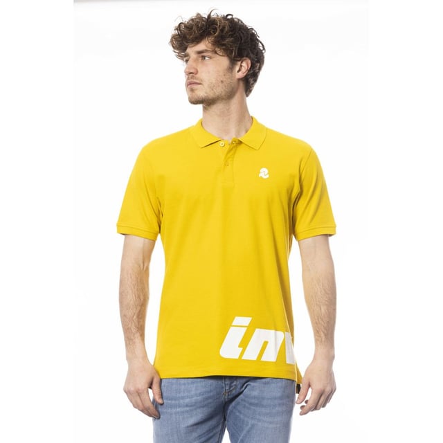 Invicta Gul Bomull Herr Polo T-shirt