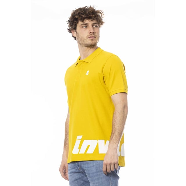 Invicta Gul Bomull Herr Polo T-shirt